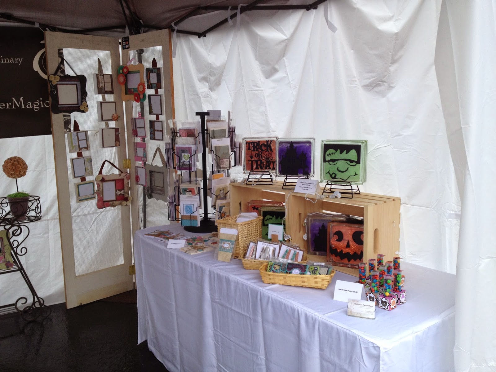 Michelle's Handmade World: My First Outdoor Craft Fair